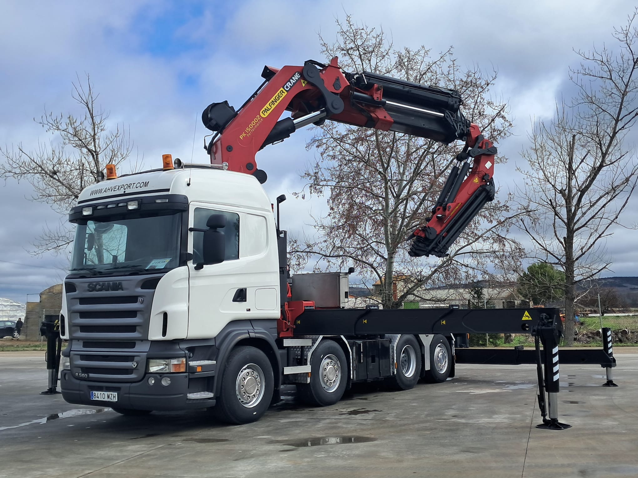 TRACTO CAMION SCANIA 560 PALFINGER PK 150002 + JIB - AHV Import-Export
