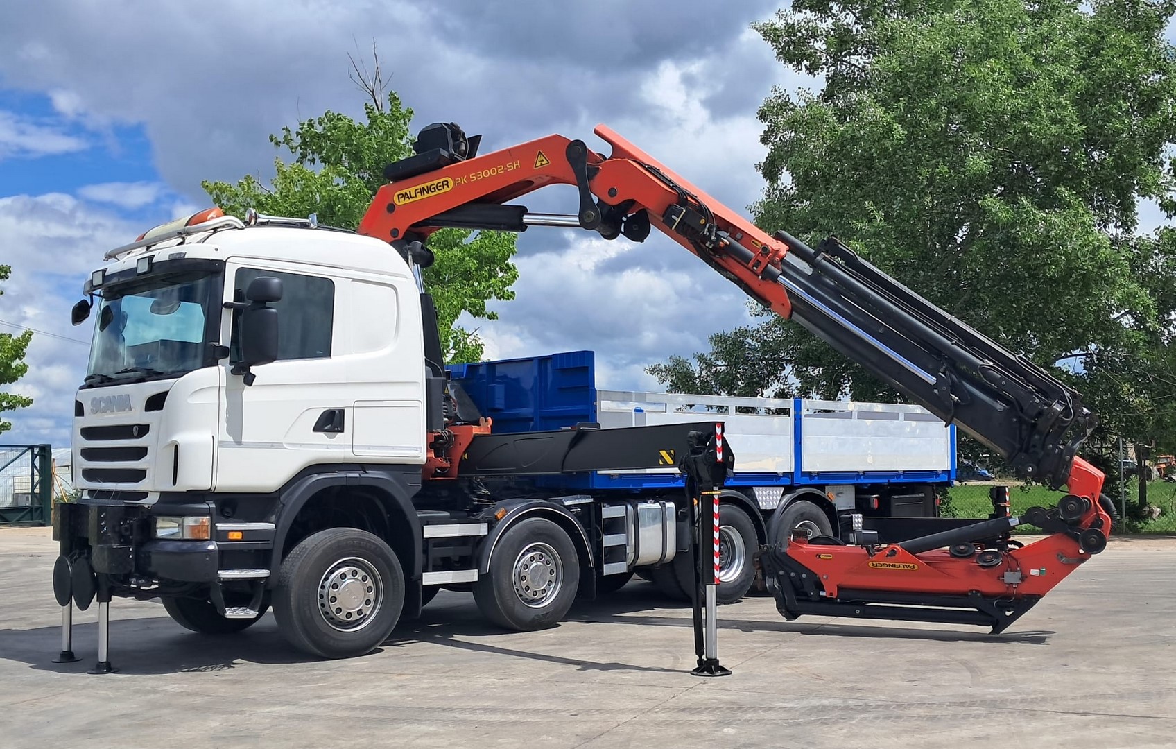 SCANIA 440 8x4 (4x4) PALFINGER PK 53002 + JIB - AHV Import-Export